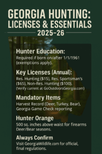 GA Hunting Season: 2025 Season Dates, Bag Limits, & More