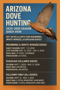 Arizona Dove Hunting Season: 2025 Dates, Limits and Info