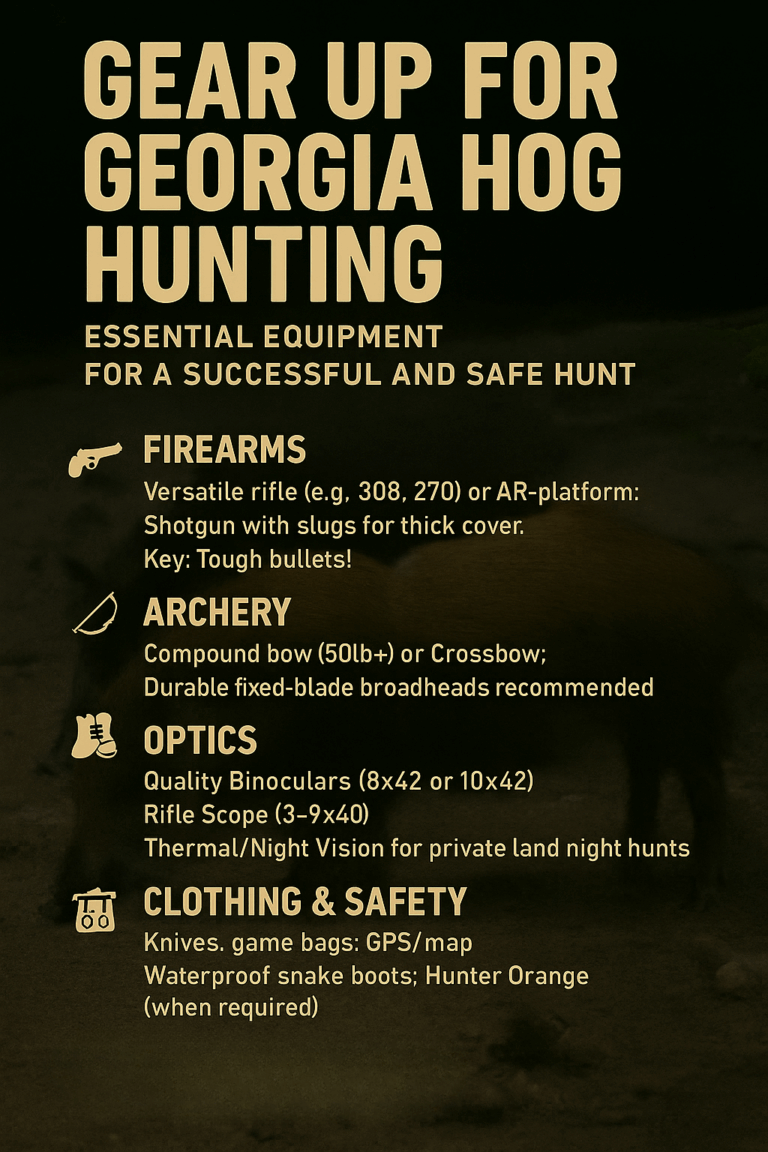 Hog Hunting in Georgia: Your Ultimate Guide for 2025-2026