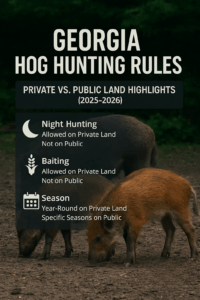 Hog Hunting in Georgia: Your Ultimate Guide for 2025-2026