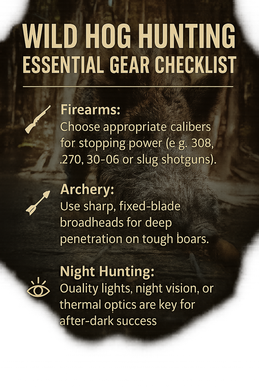 South Carolina Hog Hunting: A Comprehensive Guide for 2025