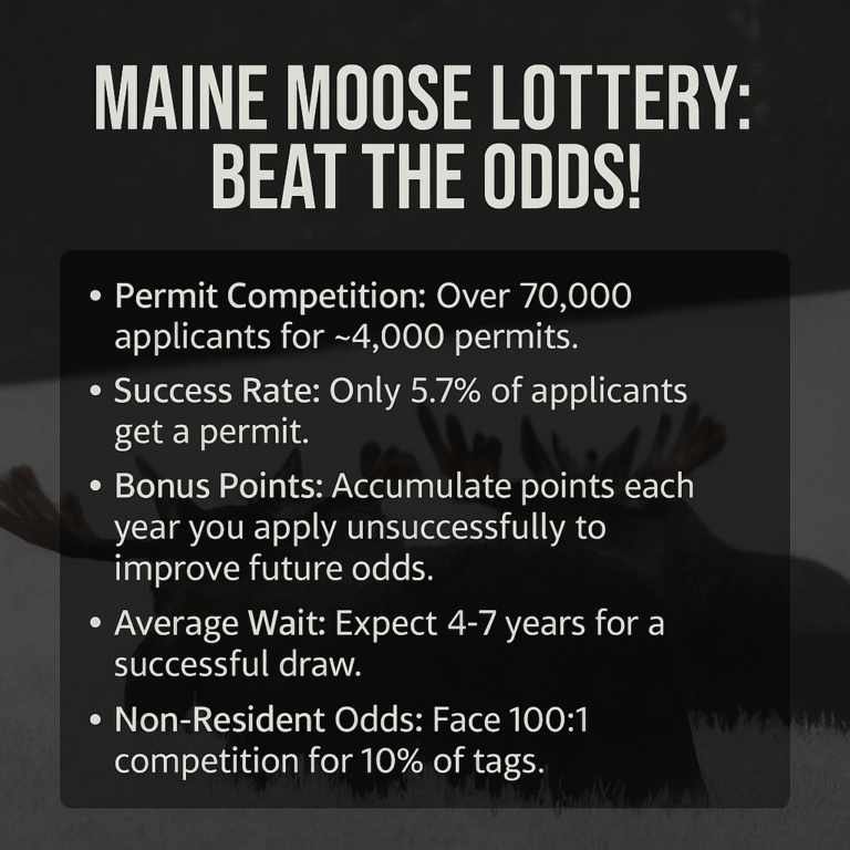 Maine Moose Hunting 2025: Your Complete Guide to Drawing Permits and ...