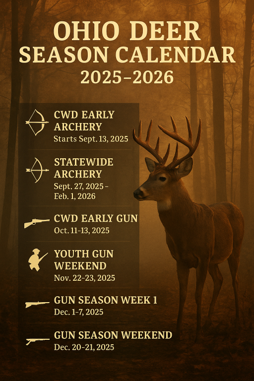 Ohio Hunting Seasons 2025-2026: Complete Dates & Regs Guide
