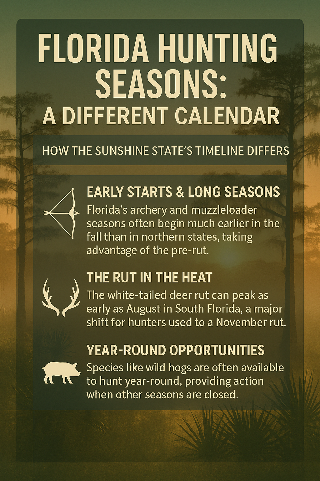 Florida Hunting Season: Dates, Species, Rules, and Tips