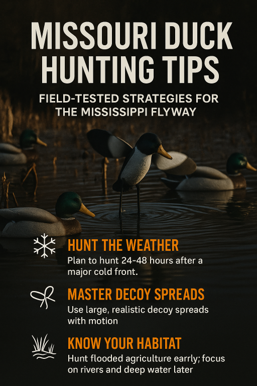 Missouri Duck Hunting Guide: 2025-2026 Season Info