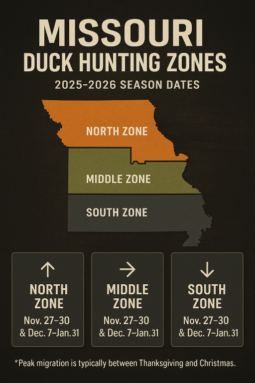 Missouri Duck Hunting Guide: 2025-2026 Season Info