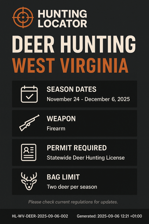 West Virginia Hunting: Complete 2025 Season Guide for Hunters - Hunting ...