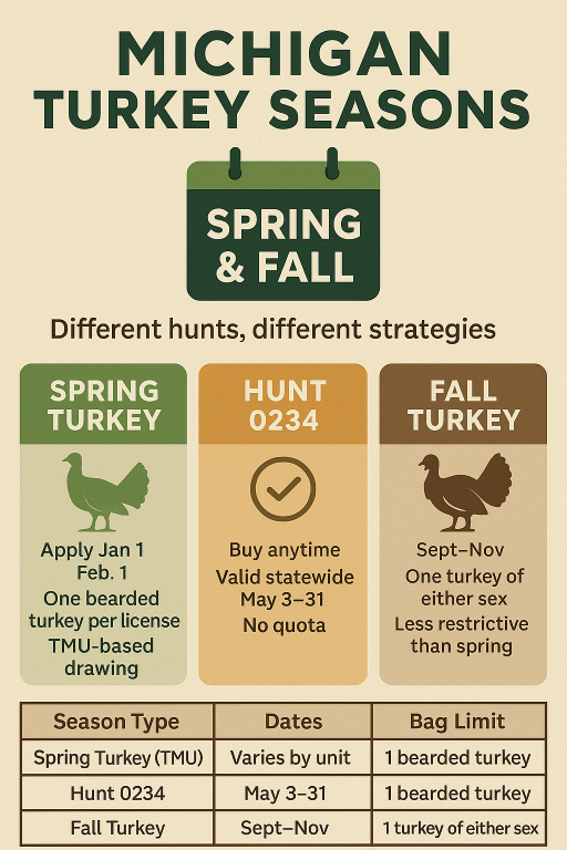 Michigan Turkey Hunting Season 2025: Complete Guide to Dates, Licenses ...