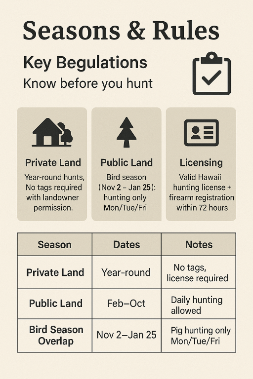 Hawaii Boar Hunting Guide 2025: Complete Island Hunter's Resource ...
