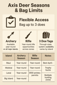 Hawaii Axis Deer Hunting: Complete Guide to Licenses, Regulations, and ...