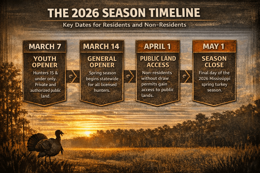 Mississippi Spring Turkey Season 2026: Your Complete Planning Guide