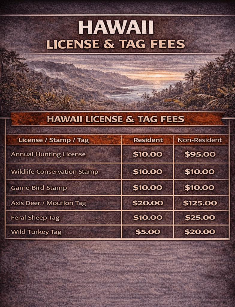 Hawaii Hunting Season Guide