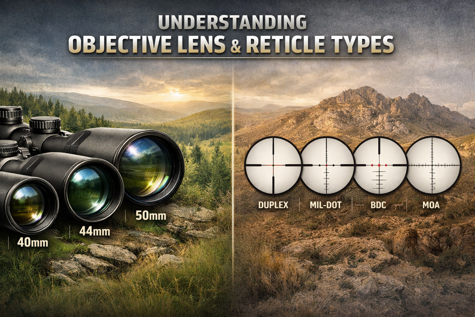 Understanding Objective Lens And Reticle Types