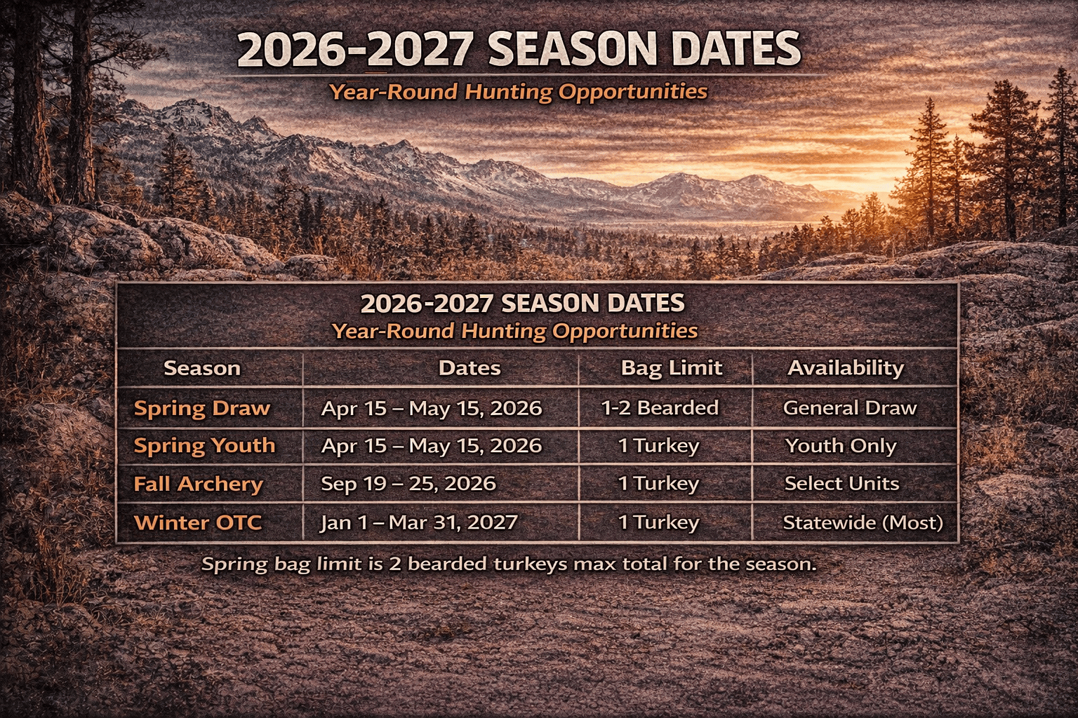 New Mexico Turkey Season: Complete Planning Resource