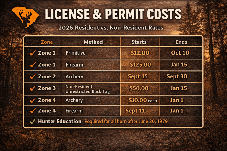 South Carolina Deer Season: Dates, Licenses, Where To Hunt