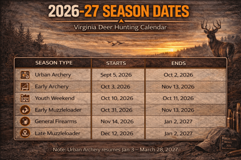 Virginia Deer Hunting Season: Planning Resource