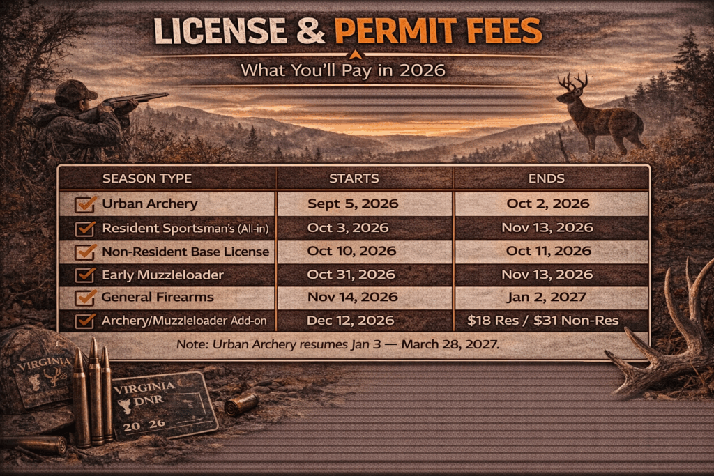 Virginia Deer Hunting Season: Planning Resource