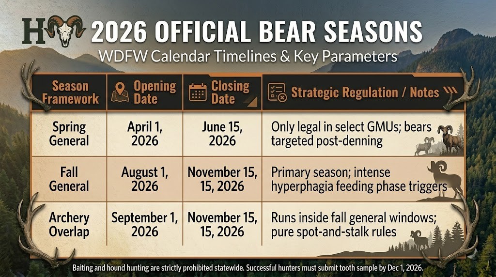 Washington Black Bear Season: The Complete Guide